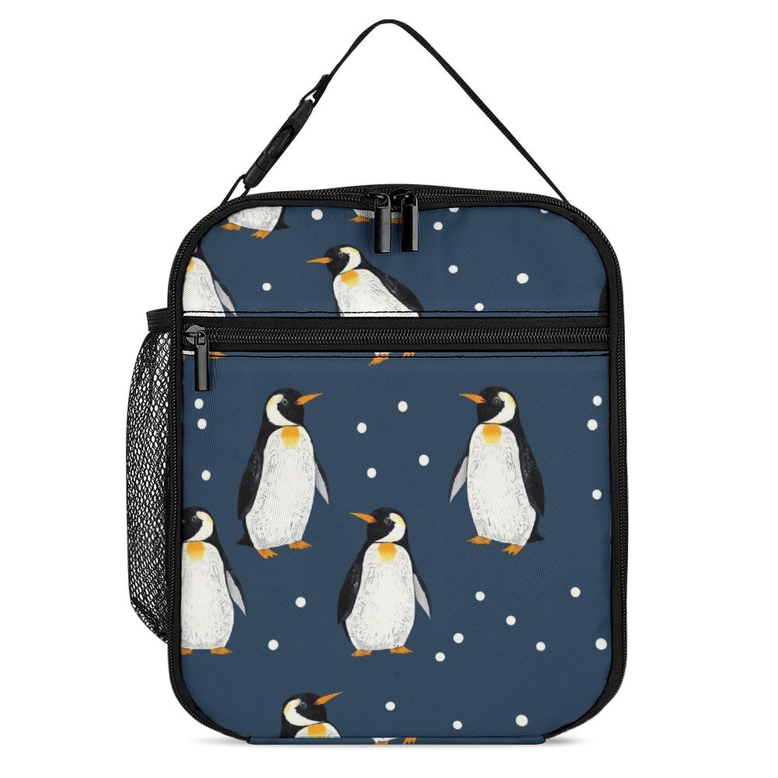 Cute Penguin Lunch Box Food Bag for Work Office Outdoor Picnic Meal ...