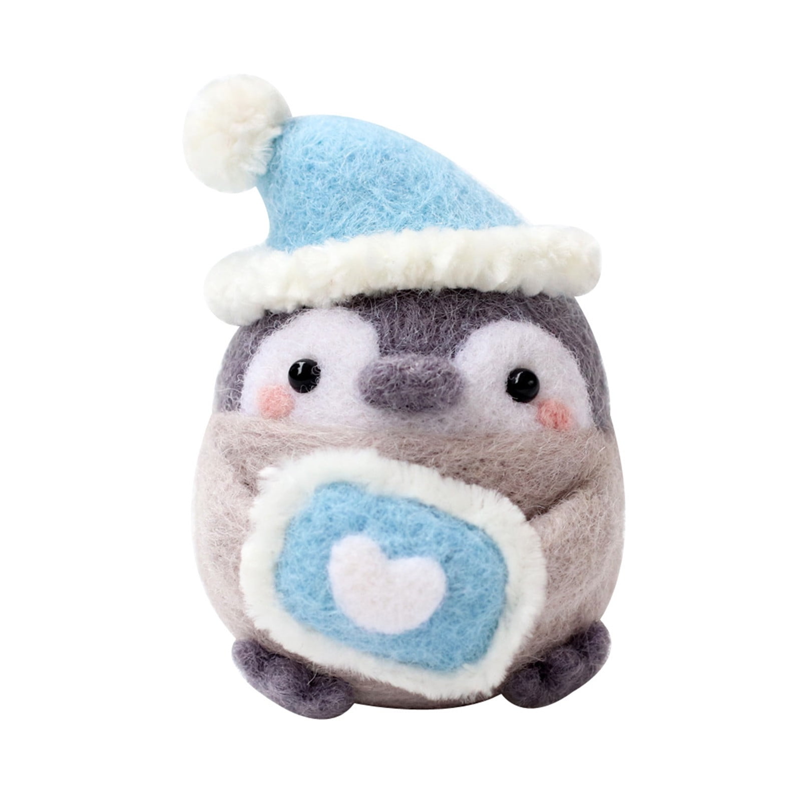 Cute Penguin Pattern DIY Poke Wool Felts Production Package - Walmart ...