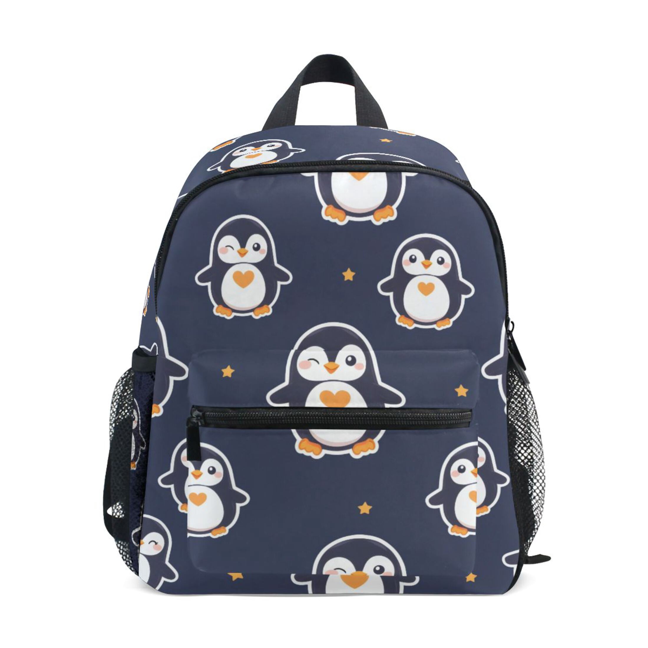 Cute Penguin Star Pattern Mini Backpack Cute Small Backpack with Chest ...