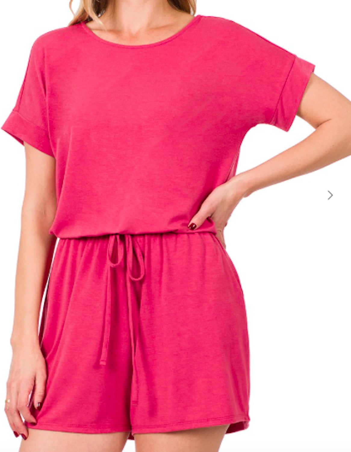 Cute Perfect Fit Plus Size Short Sleeve Round Neck Stretchy Elastic ...