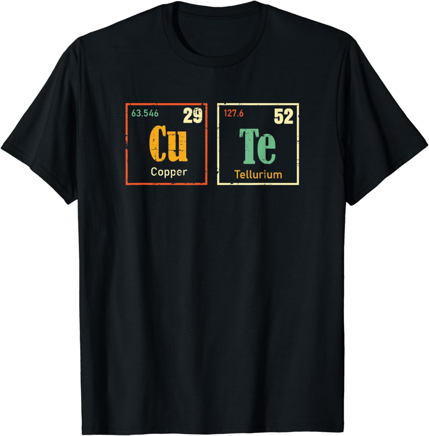 Cute Periodic Table Elements Chemistry Geek Nerd Womens Gift T-Shirt ...