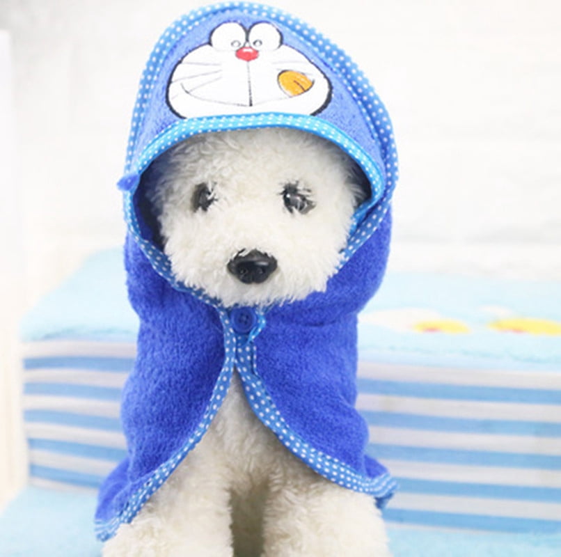 Cute Pet Dog Towel Soft Drying Bath Pet for Cat Hoodies Puppy Super ...