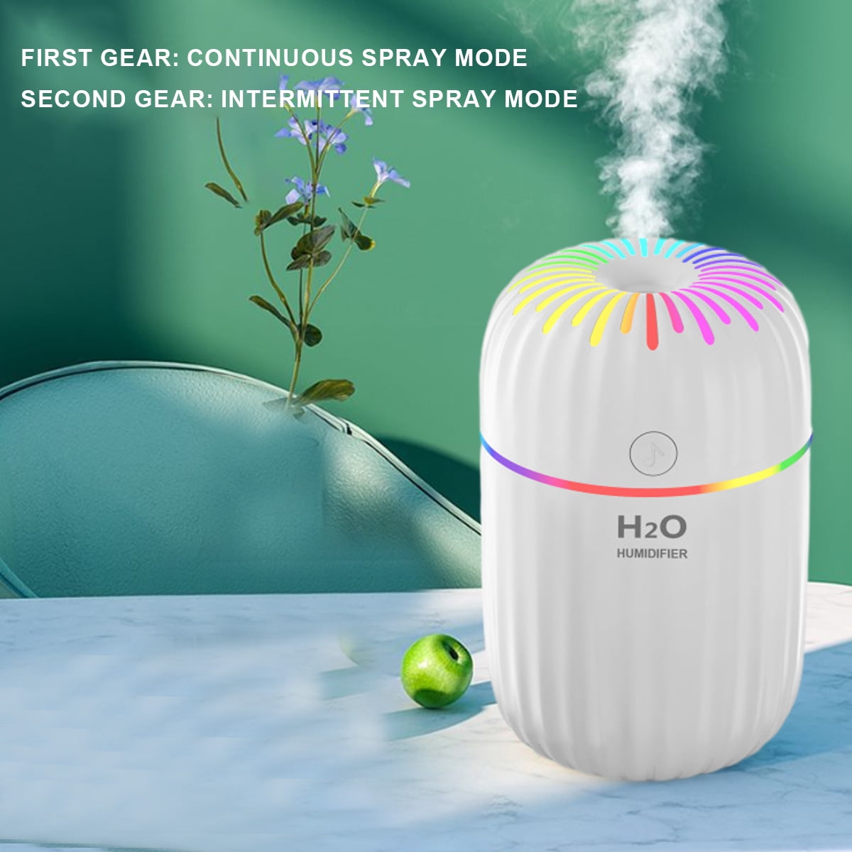 Cute Pet Humidifier with Two Spray Modes, 300ml Water Tank Lasts Up to ...