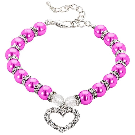 Cute Pet Jewelry Pearl Collar, 1 Piece Pet Pearl Collar For Small Pet ...