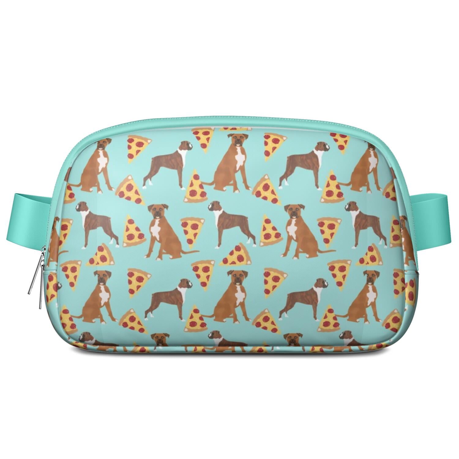 Cute Pet Lovers Fanny Pack – Dog Print Belt Bag with Bone and Paw ...