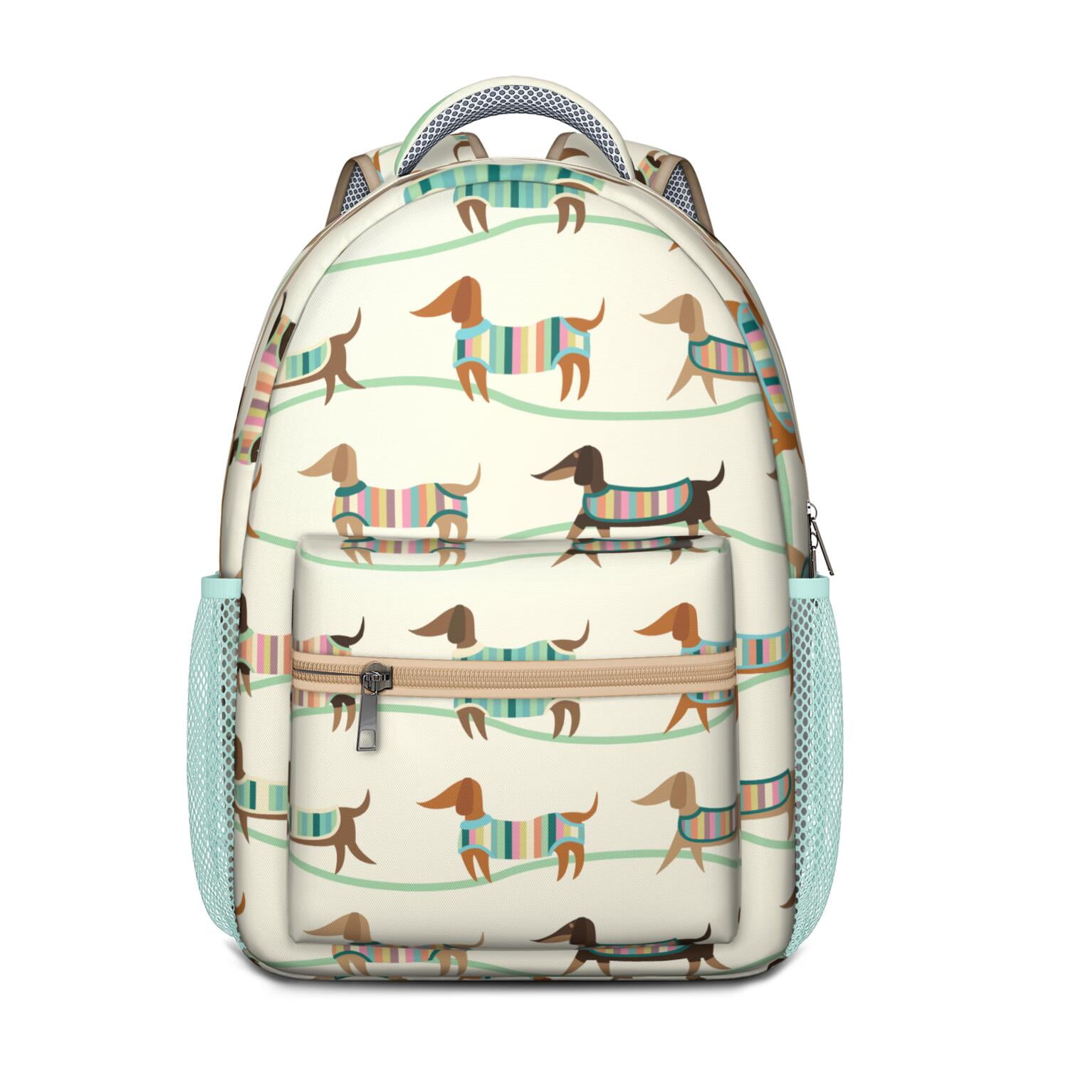 Cute Pet Lovers Waterproof Bookbag - Organized Storage & Padded Back ...