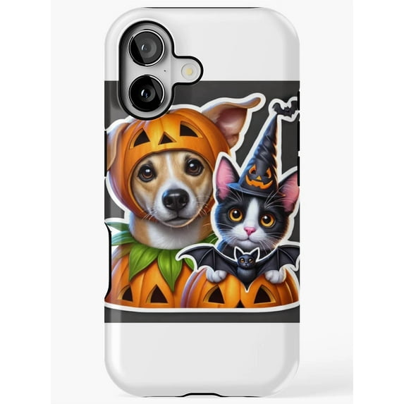Cute Pets Halloween Case for 11 12 13 14 15 16 Pro Max – Adorable ...