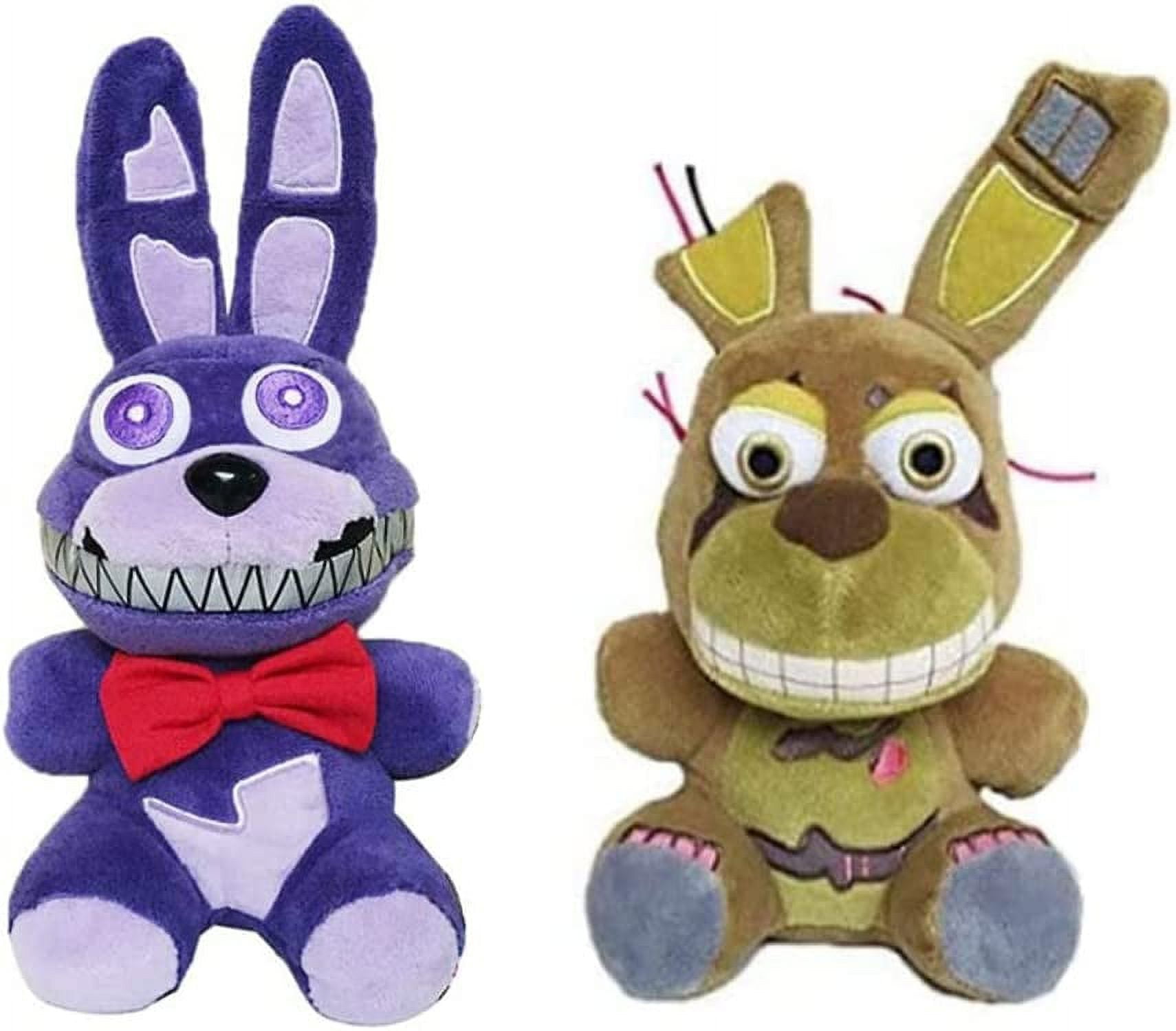 Cute Phantom Foxy/Purple Bunny/Puppet Plush Toy Set, Stuffed Animal ...