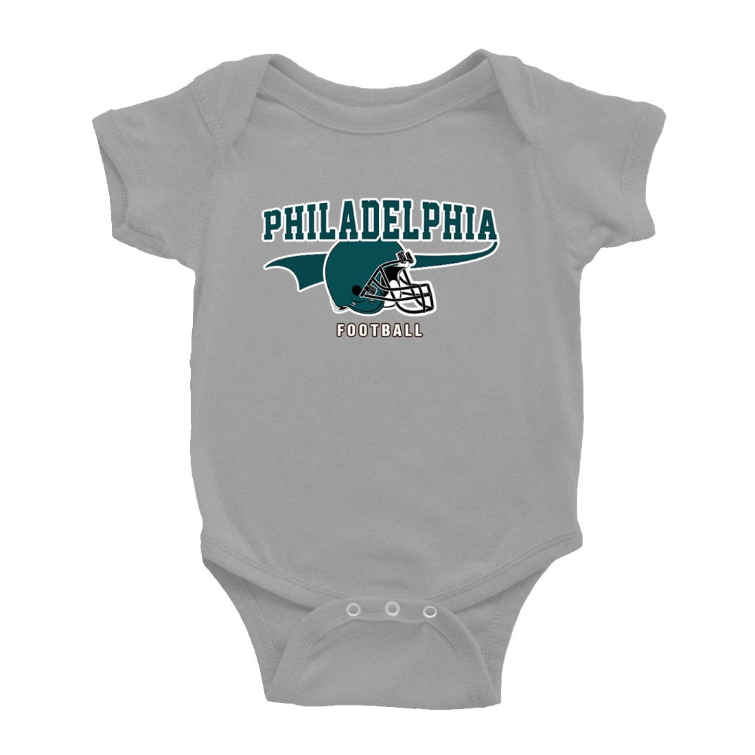 Cute Philadelphia One-piece Outfits Football Jersey Baby Clothes (Gray ...