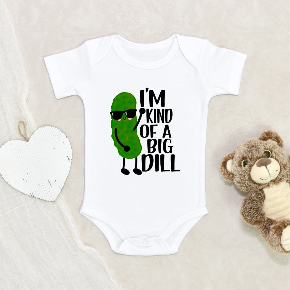 Cute Pickle Baby Clothes - I'm A Big Dill Clothes - Cute Baby Clothes ...