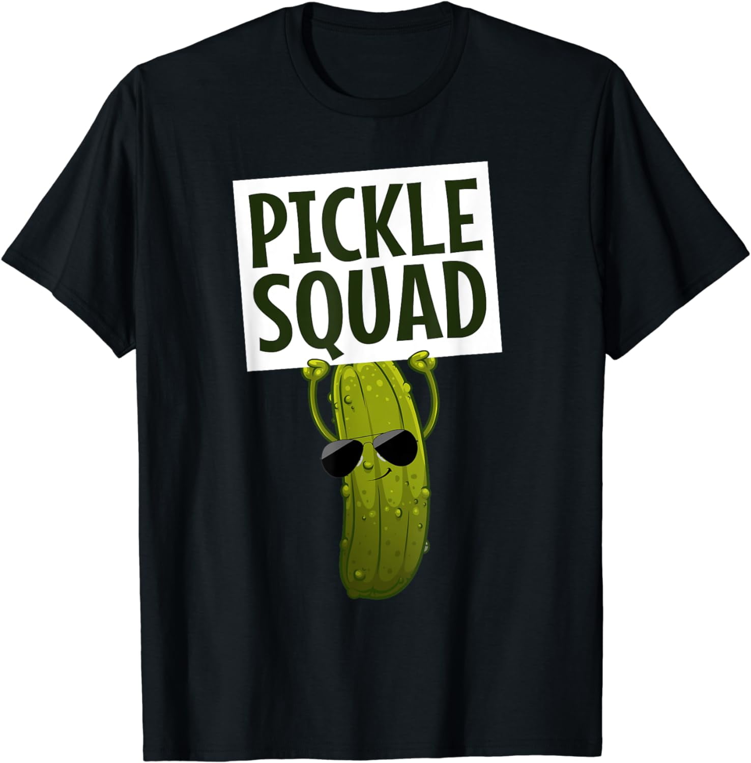Cute Pickle Design For Men Women Kids Cucumber Pickle Lover T-Shirt ...