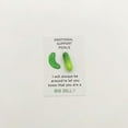 Cute Pickle Design Pocket Hug Card Pocket Hug Card Funny Positive ...