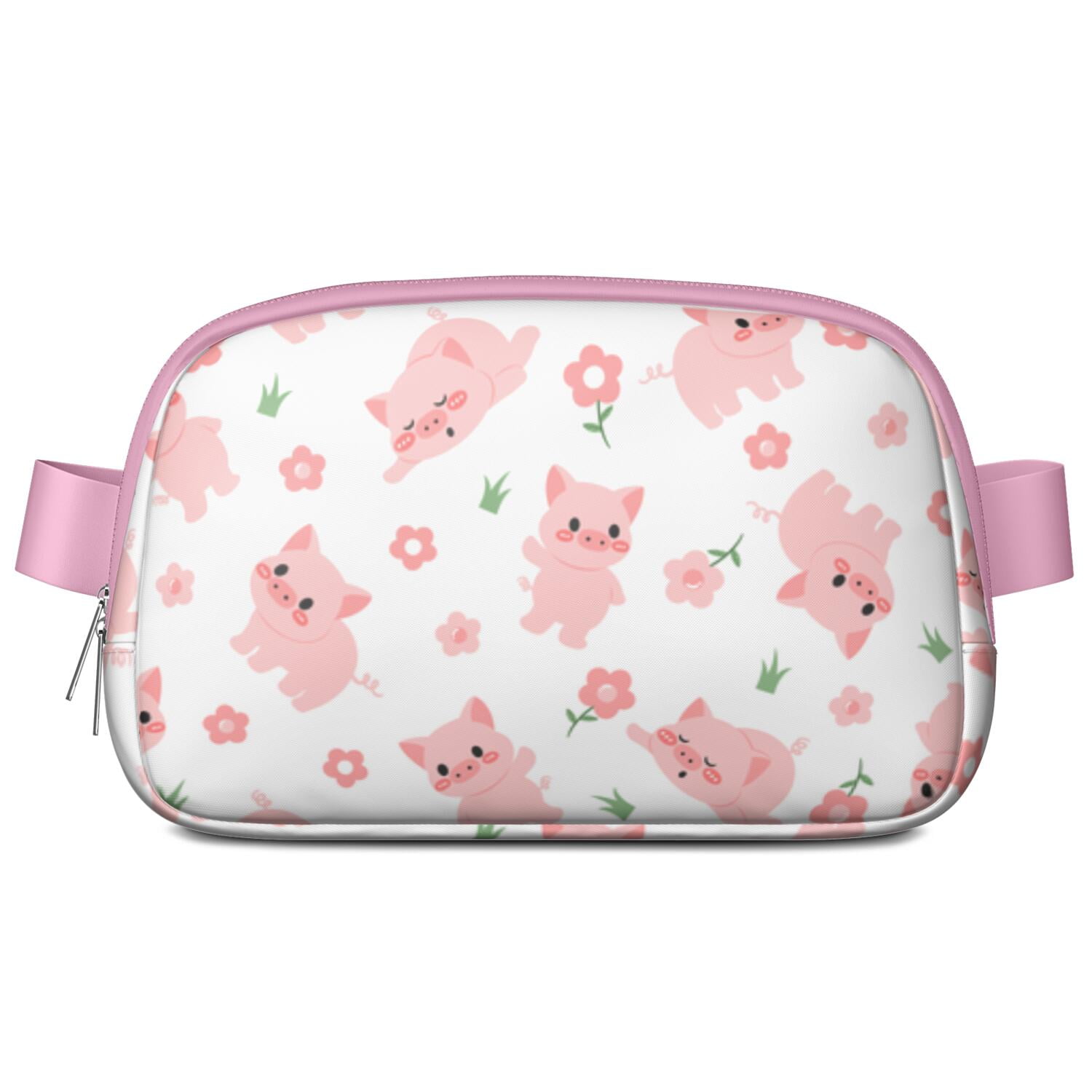 Cute Pig Pattern Fanny Pack – Farm Animal Waist Bag for Women with ...