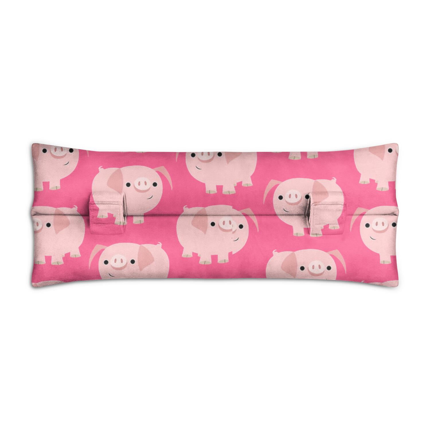 Cute Pig Print Post Surgery Seatbelt Pillow for Mastectomy & Heart ...