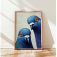 Cute Pigeon Poster, Modern Bird Wall Art, Unframed Paper Poster 8x10in ...
