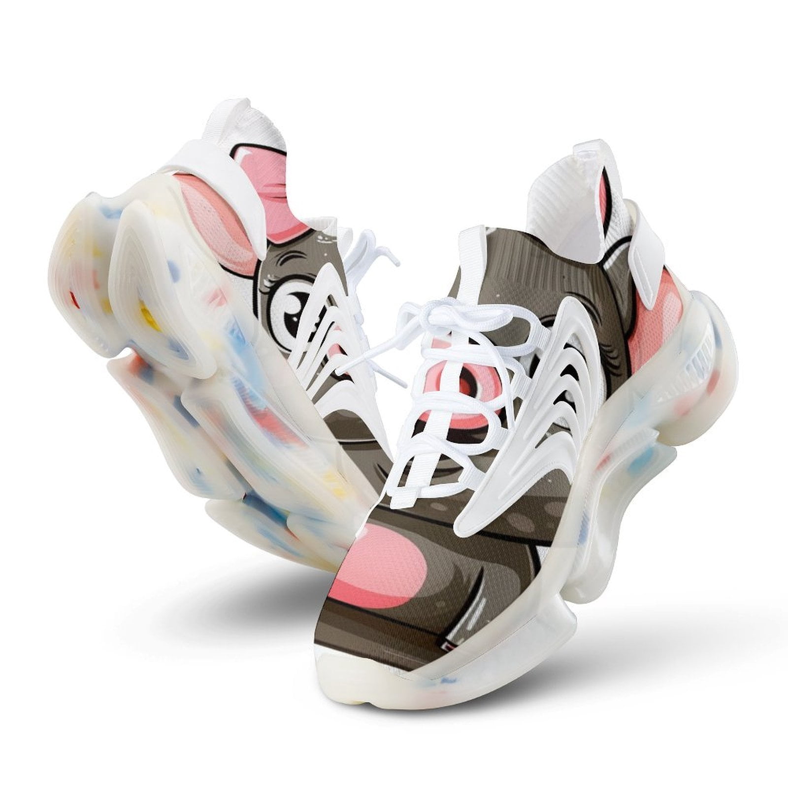 Cute Piggy Mud Play Walking Shoes for Men Woman Lightweight Tennis ...
