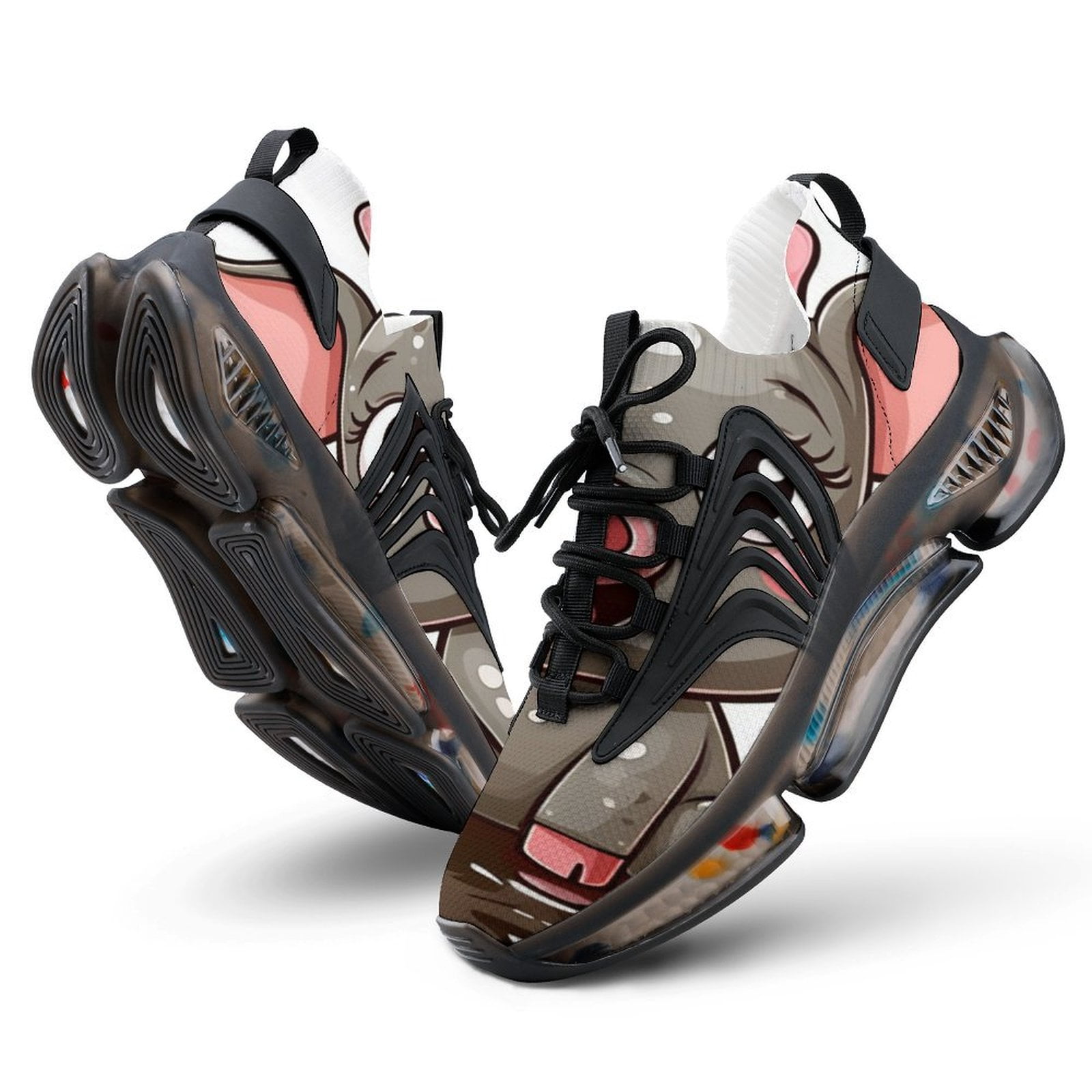 Cute Piggy Mud Play Walking Shoes for Men Woman Lightweight Tennis ...