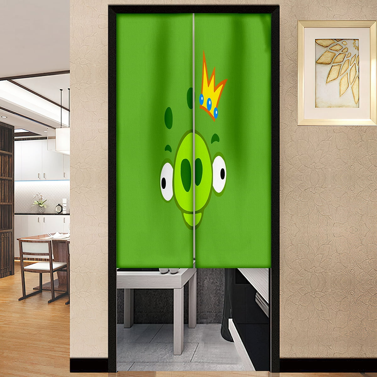 Cute Pigs Animals Outdoors Door Curtain Nose Animal Ears Bedroom ...