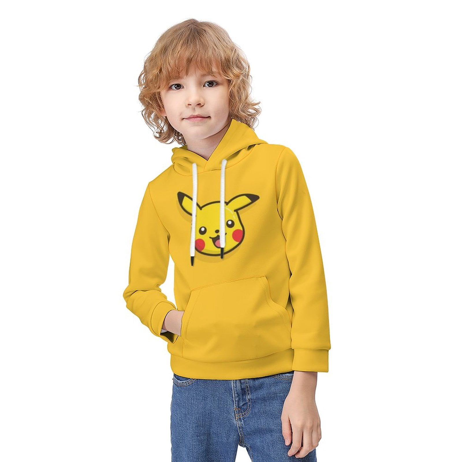 Cute Pikashu Hoodies Pullover Jumpers Tops Long Sleeve Hoodie Unisex ...
