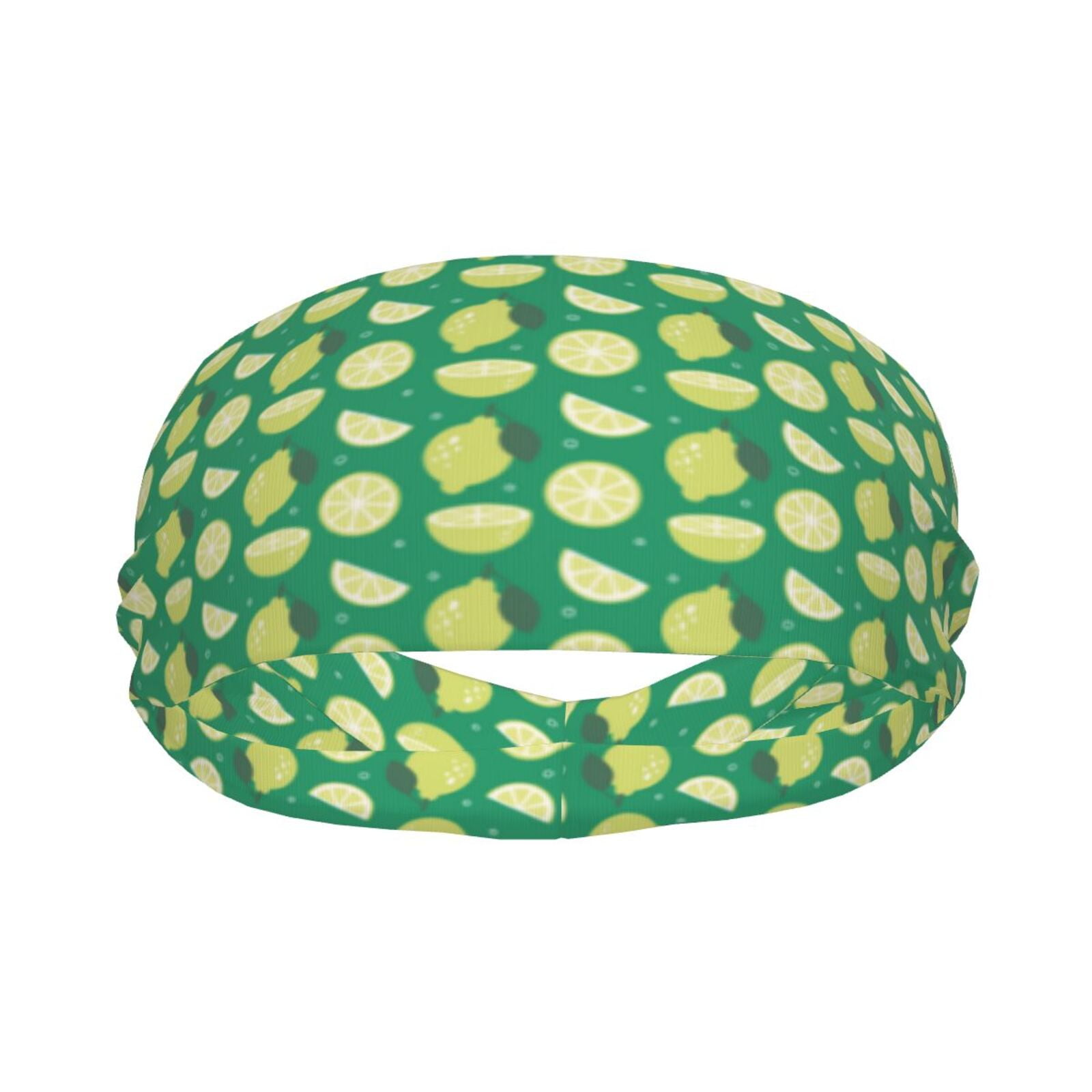 Cute Pine Green Limes Sports Headbands for Men/Women Workout Headband ...