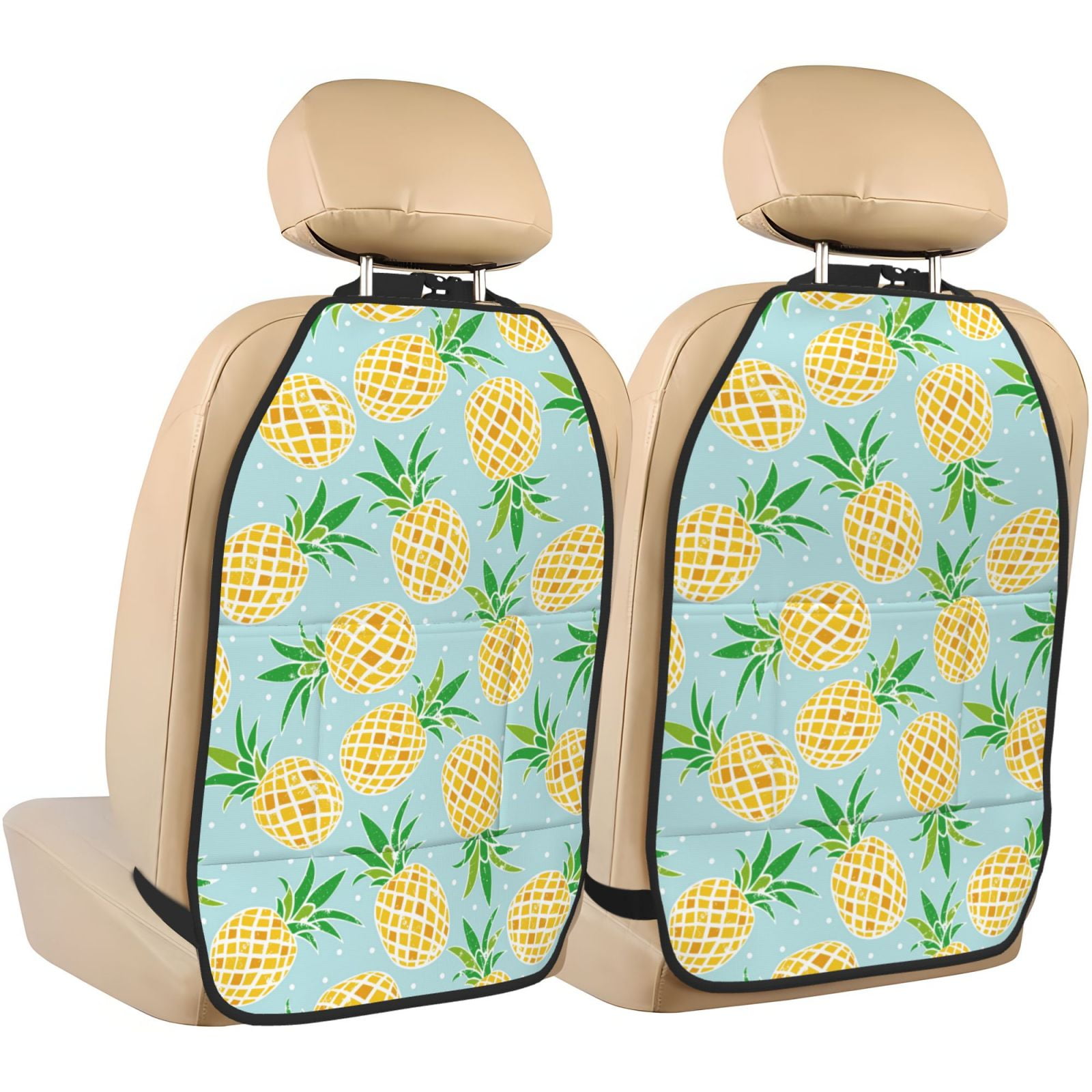 Cute Pineapple Blue Starry Sky BackSeat Car Organiser, Waterproof ...