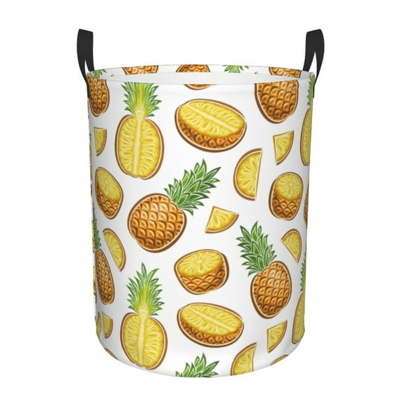 Cute Pineapple Fruit Laundry Basket, Laundry Hamper Waterproof Laundry ...