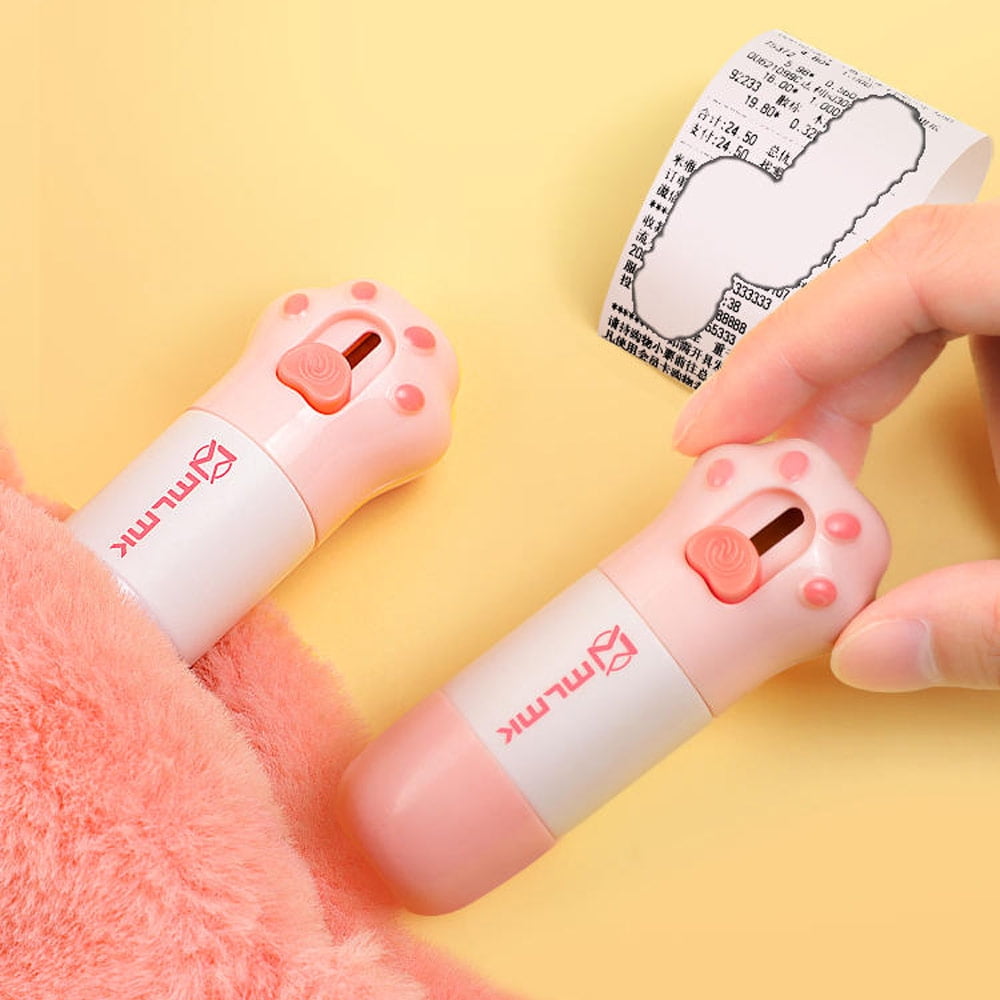 Cute Pink All-in-one Thermal Paper Correction Fluid Express Eraser Pen ...