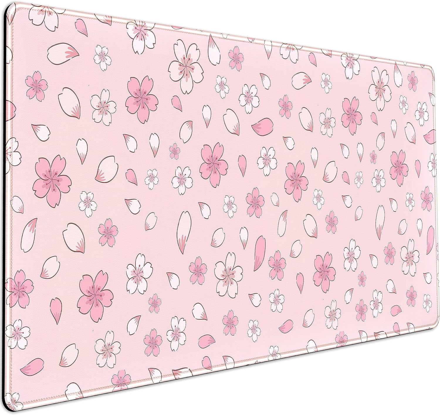 Cute Pink Desk Mat Cherry Blossom Large Mouse Pad XXL 31.5''''x15.7 ...