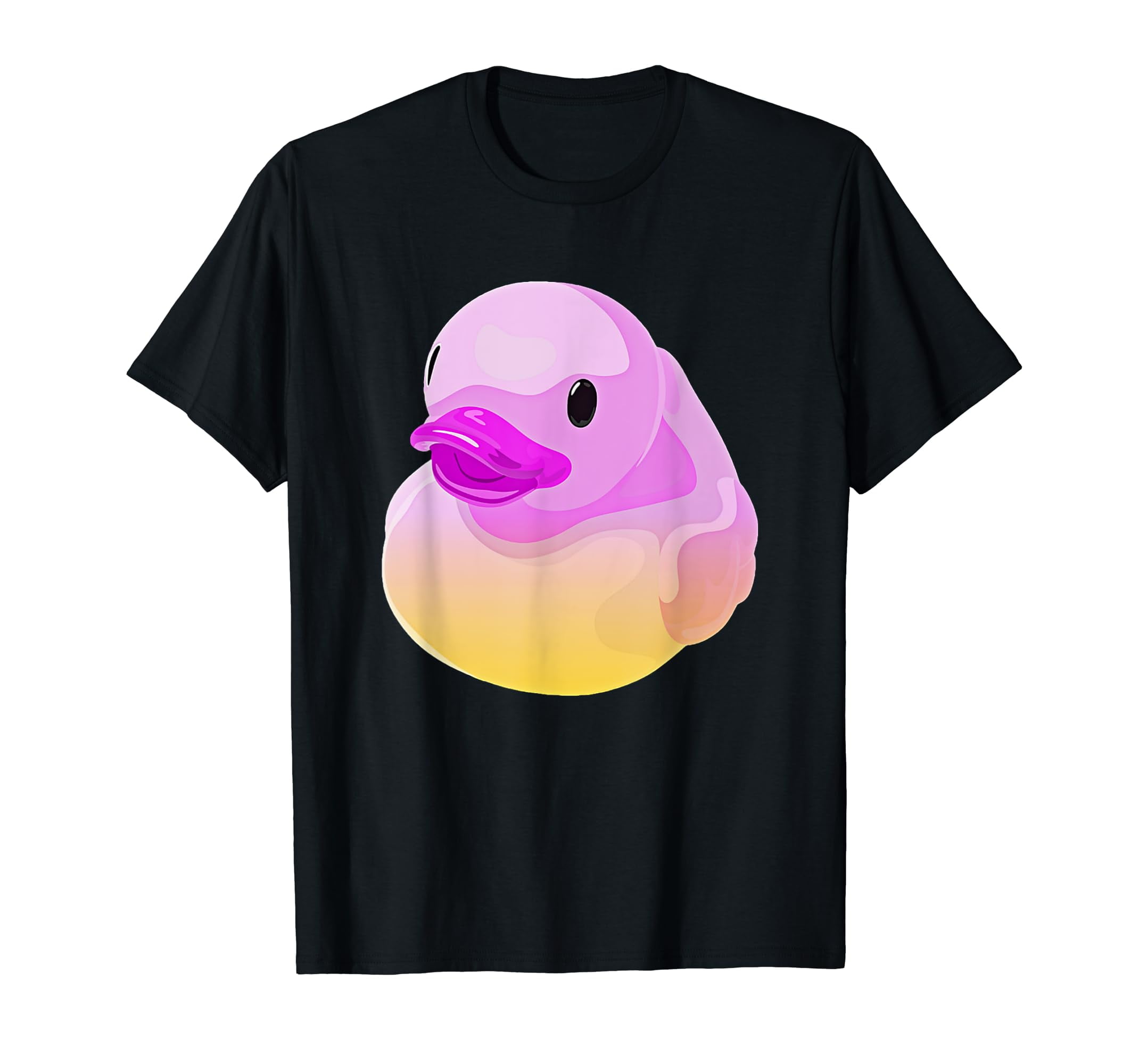 Cute Pink Duckling - Rubber Ducky - Bath Tub Duck Design T-Shirt ...