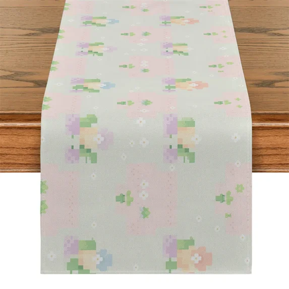 Cute Pink Flower Table Flag Cartoon Potted Plant Children'S Tables ...