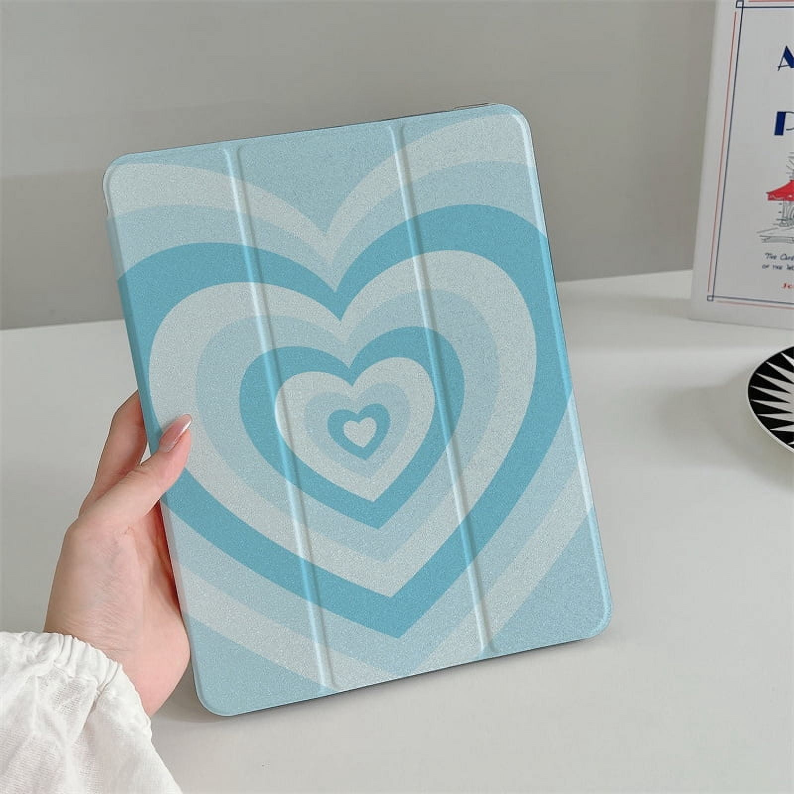 Cute Pink Love Heart Case for Apple iPad Pro 2024 11 inch Air 5/4 10.9 ...
