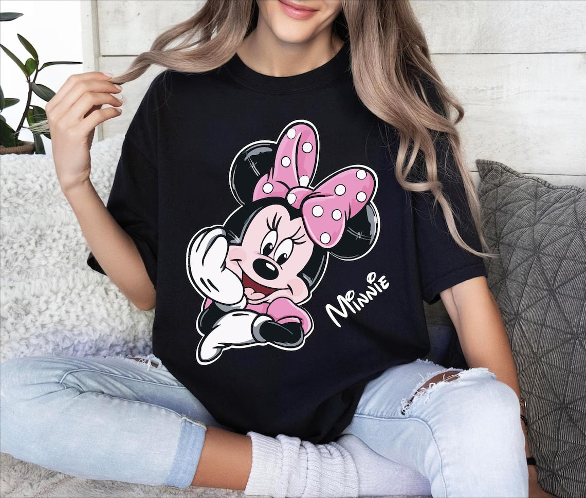 Cute Pink Mini Mouse Shirt, Disneyland Shirt, Disney Mini Mouse Tee ...