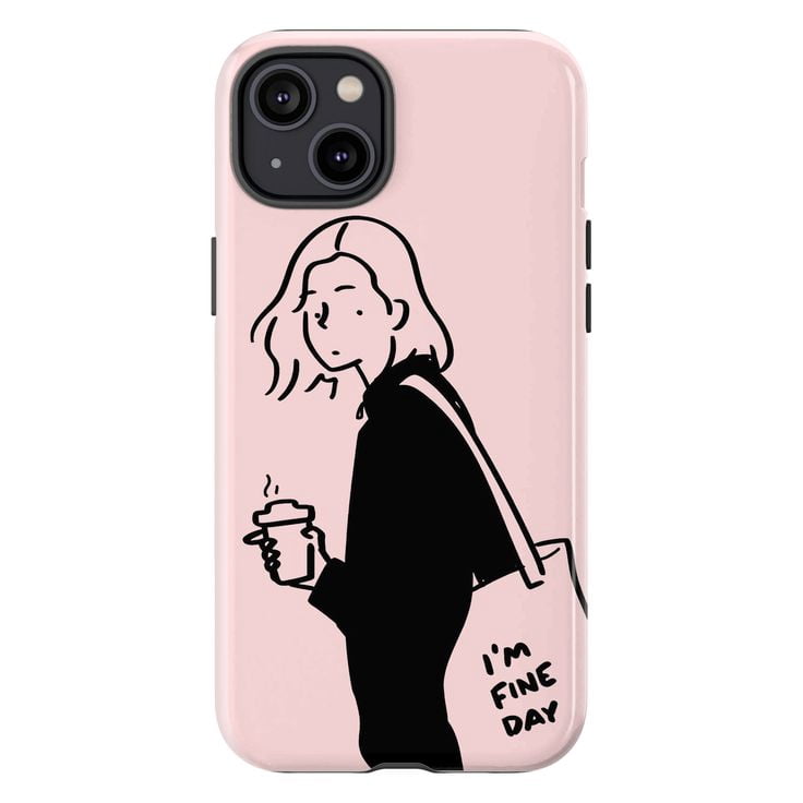 Cute Pink Phone Case for iPhone 17 16 15 14 13 12 11 Pro Plus Mini, I'm ...