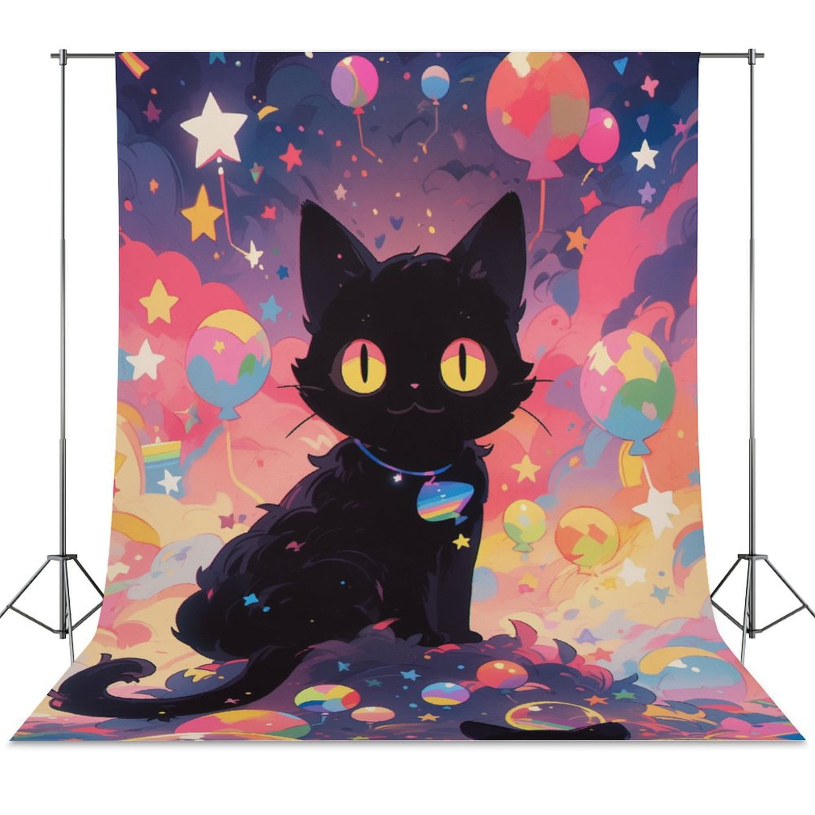 Cute Planet Cat Spring Backdrop Backdrops for Photography Photo ...