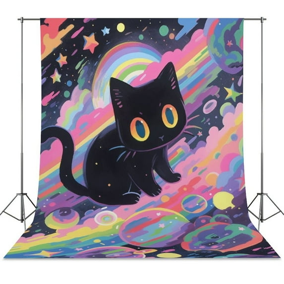 Cute Planet Cat Spring Backdrop Backdrops for Photography Photo ...