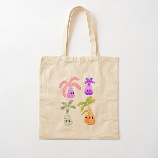 Cute, Plant, Botanical, Doodle, Botany Canvas Tote Bag, Family Gift For ...