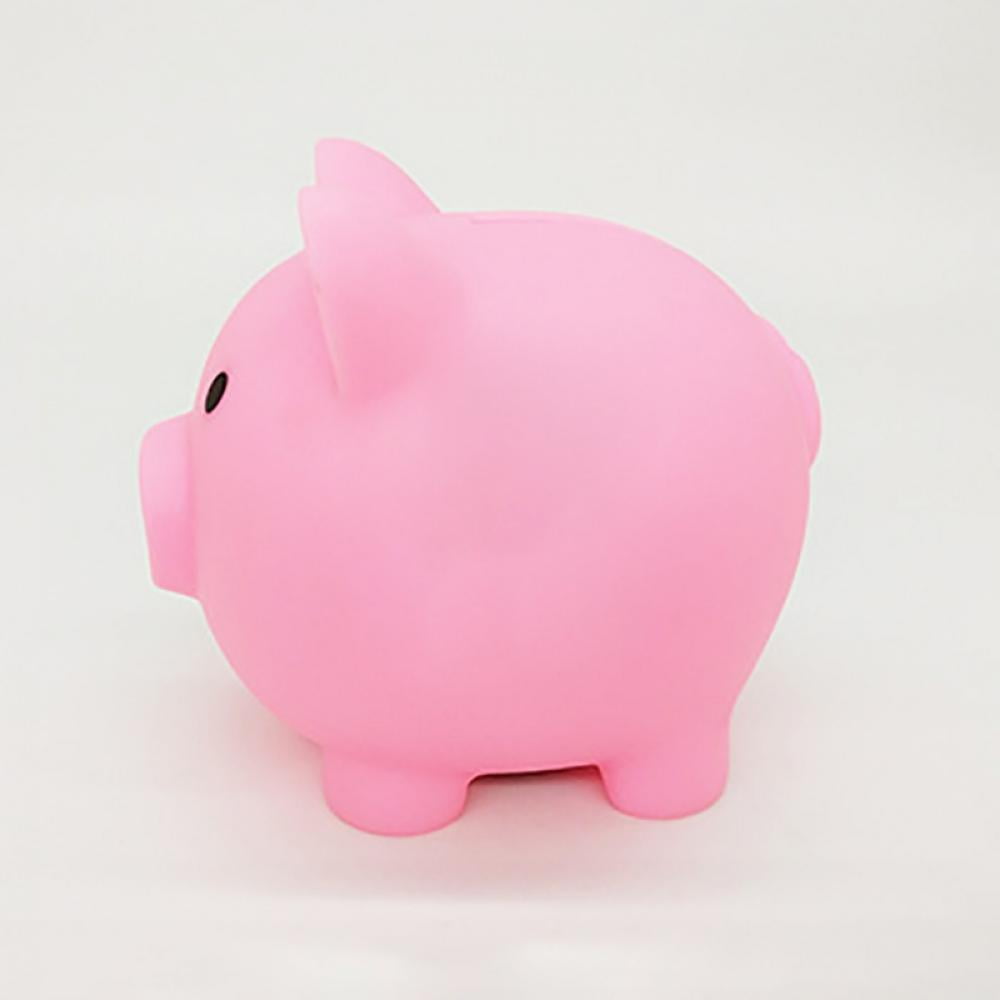 Cute Plastic Pig Money Bank Unbreakable Piggy Bank Toy for Boys Girls ...