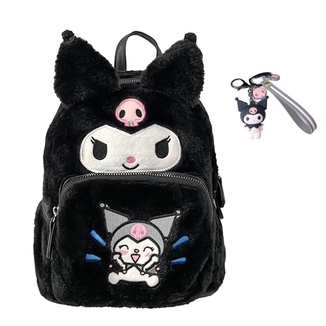 Cute Plush Backpack Cartoon Plush Travel Backpack Anime Cute Furry ...