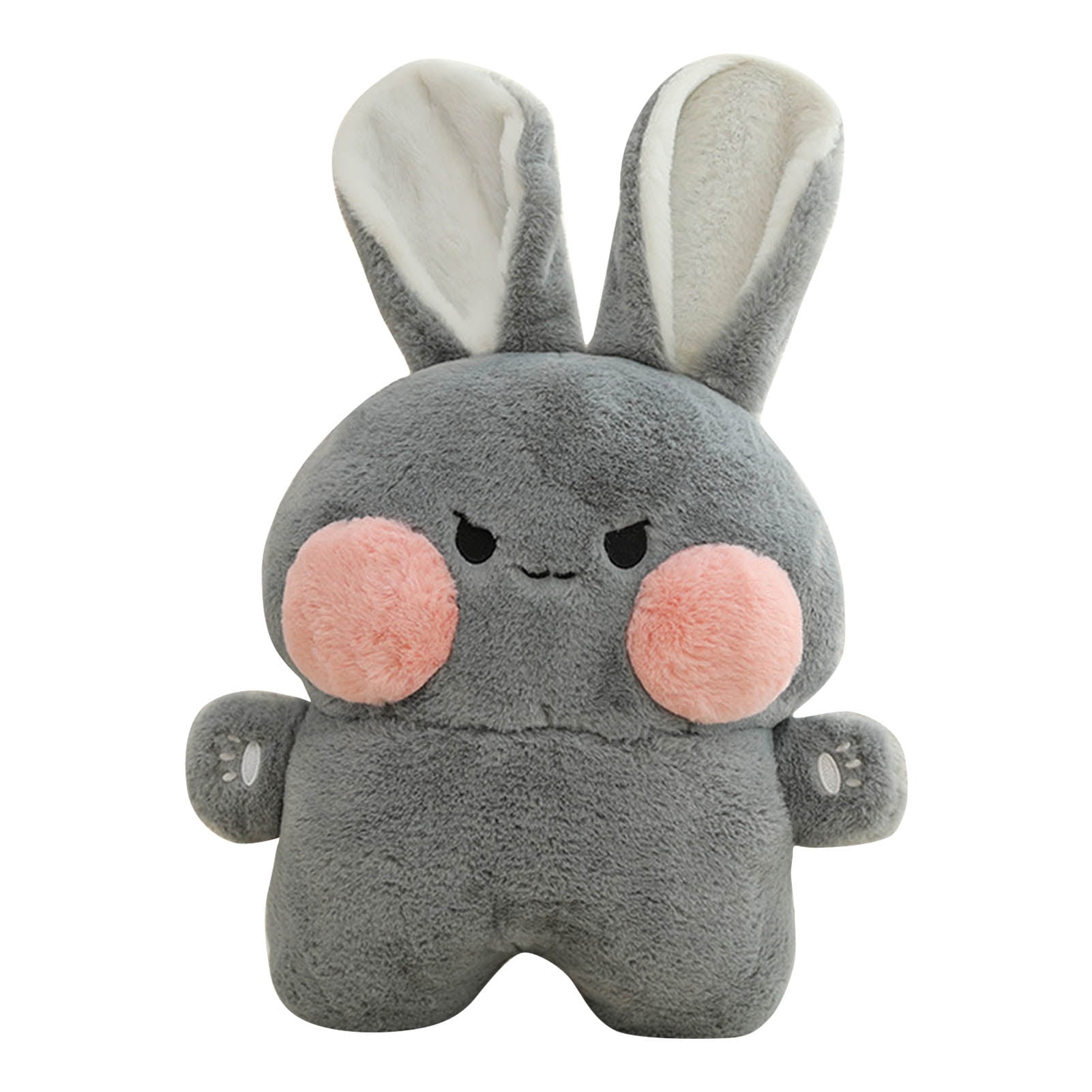 Cute Plush Bunny Toy Vivid Expression Cartoon Decoration Stuffed Animal ...