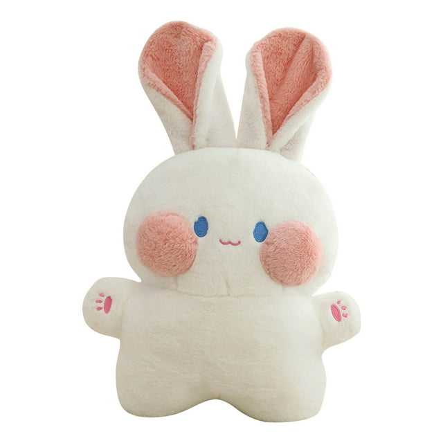 Cute Plush Bunny Toy Vivid Expression Cartoon Decoration Stuffed Animal ...