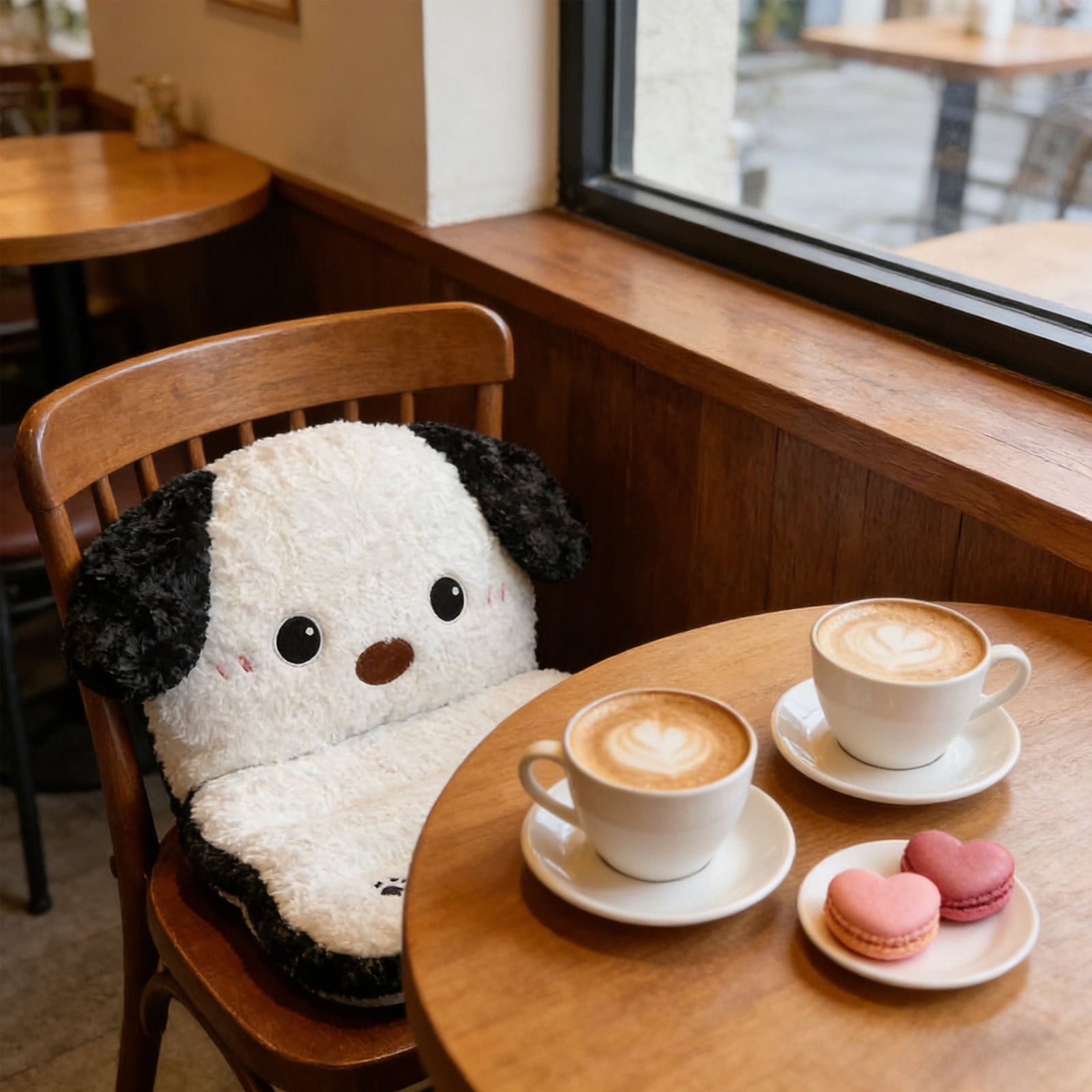 Cute Plush Car Seat Cushion, Winter Interior Accessory, Thickened ...