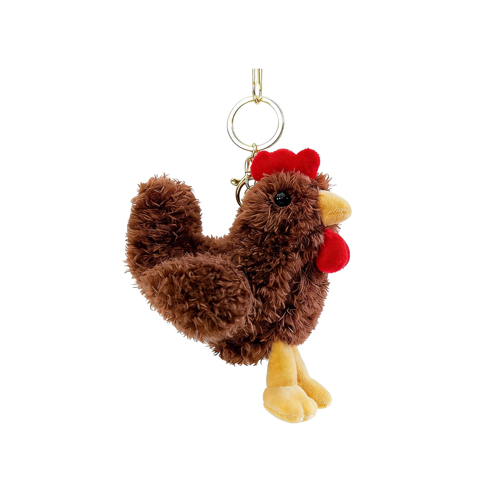 Cute Plush Chicken Keychain Hen Rooster Bag Pendant Soft Stuffed Animal ...