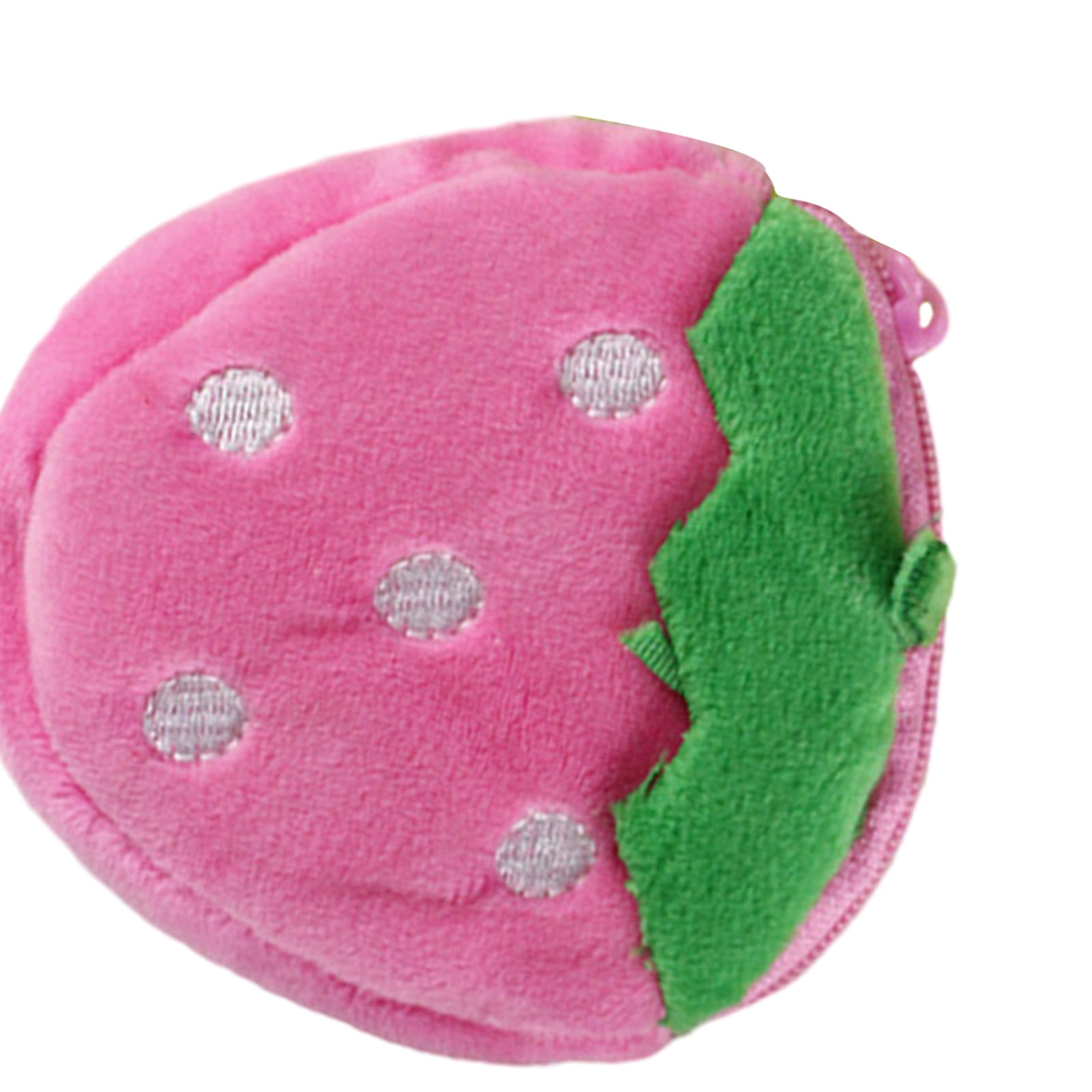 Cute Plush Coin Purse Cartoon Fruit Coin Pouch Bag Key Holder Clutch ...