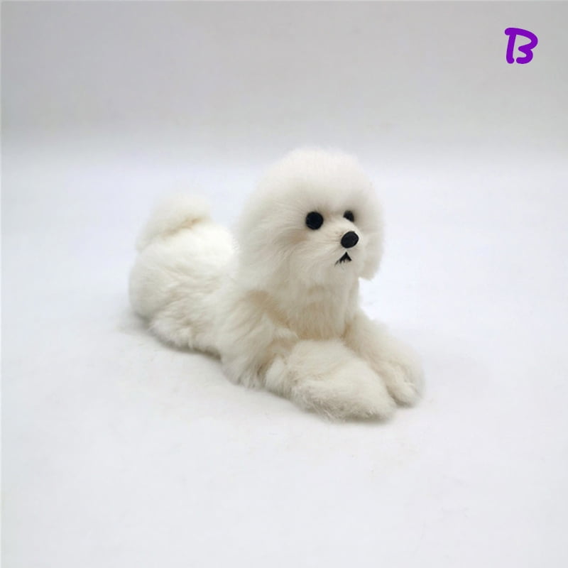Cute Plush Dog Doll Simulation Dog Stuffed Animal Toys Super Realistic ...