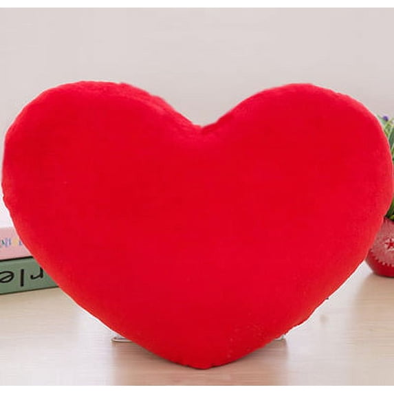 Cute Plush Heart Pillow Love Pillow Cushion Toy Throw Pillows for Kids ...