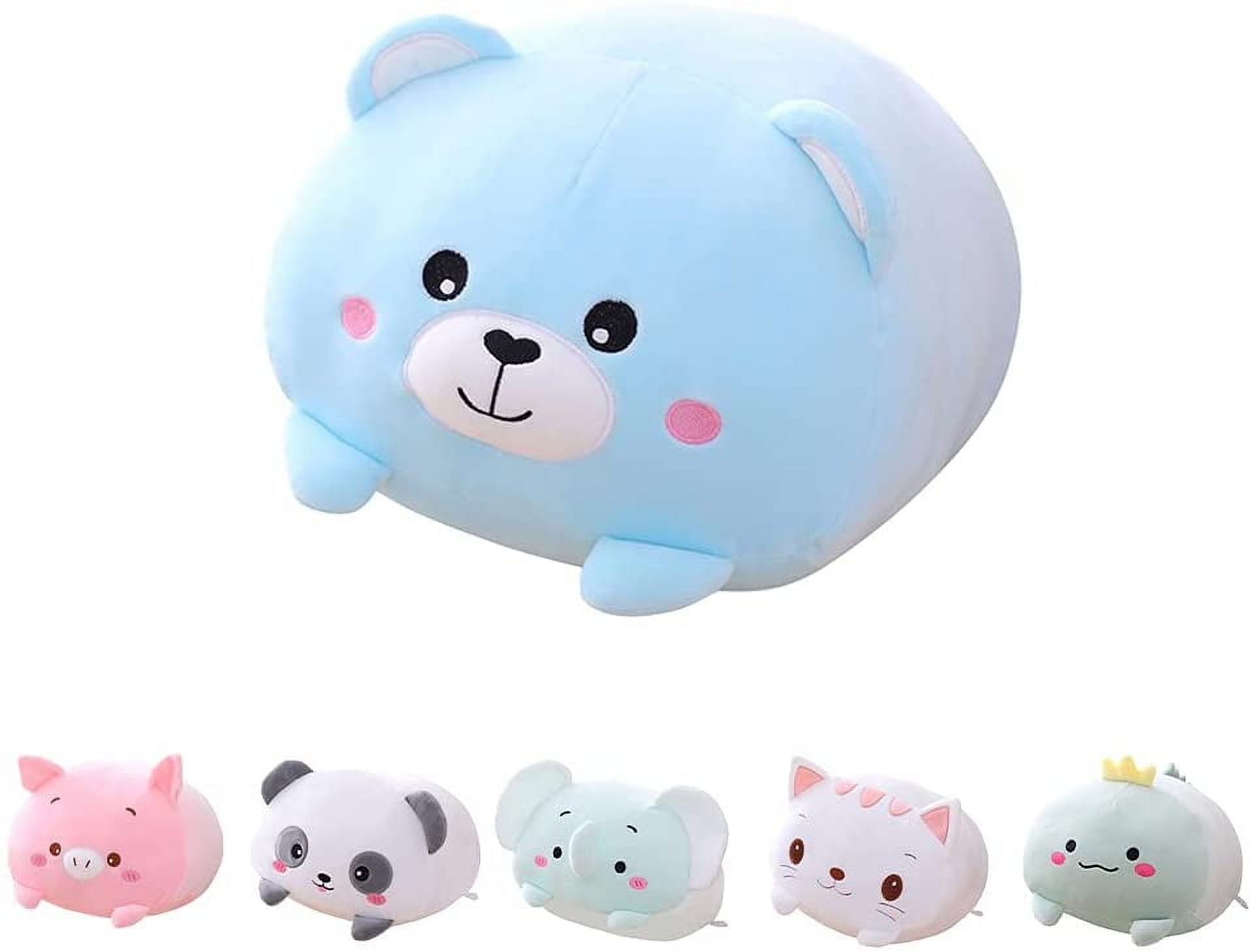 Cute Plush Stuffed Animal Body Pillow Fat Cartoon Cylindrical Body ...