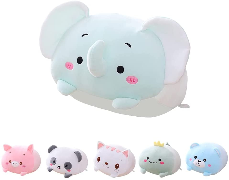 Cute Plush Stuffed Animal Body Pillow Fat Cartoon Cylindrical Body ...