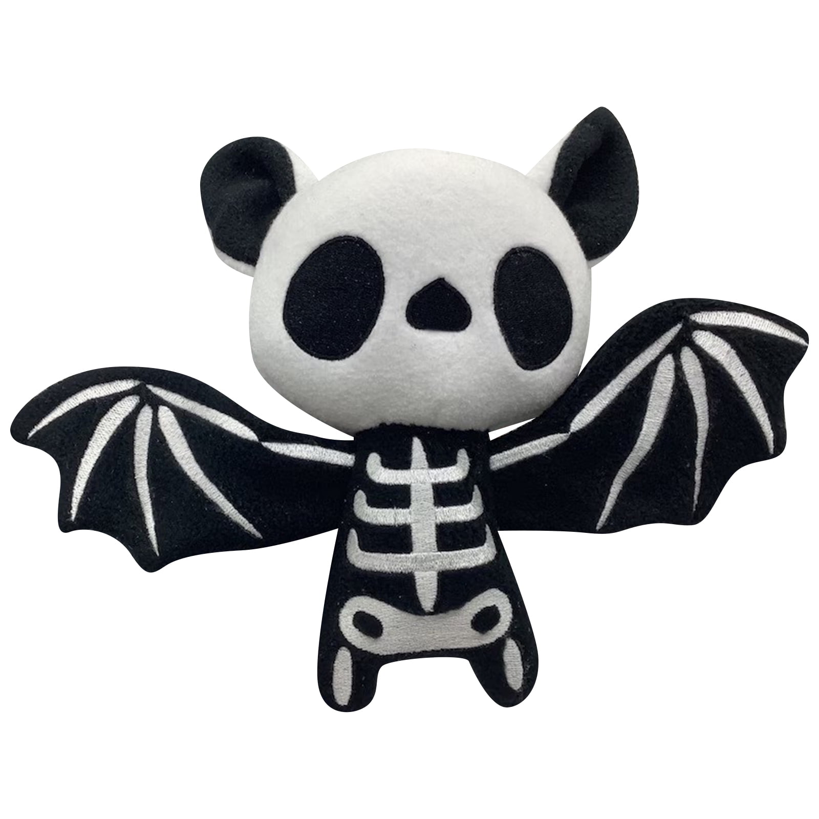 Cute Plushies, Bat-Winged Demon Plush Toy With Skeleton Chest Design ...