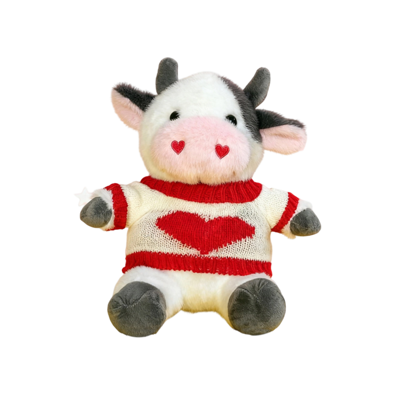 Cute Plushies Fluffy Cow Gifts Cow Stuffed Animal Weighted Cattle ...