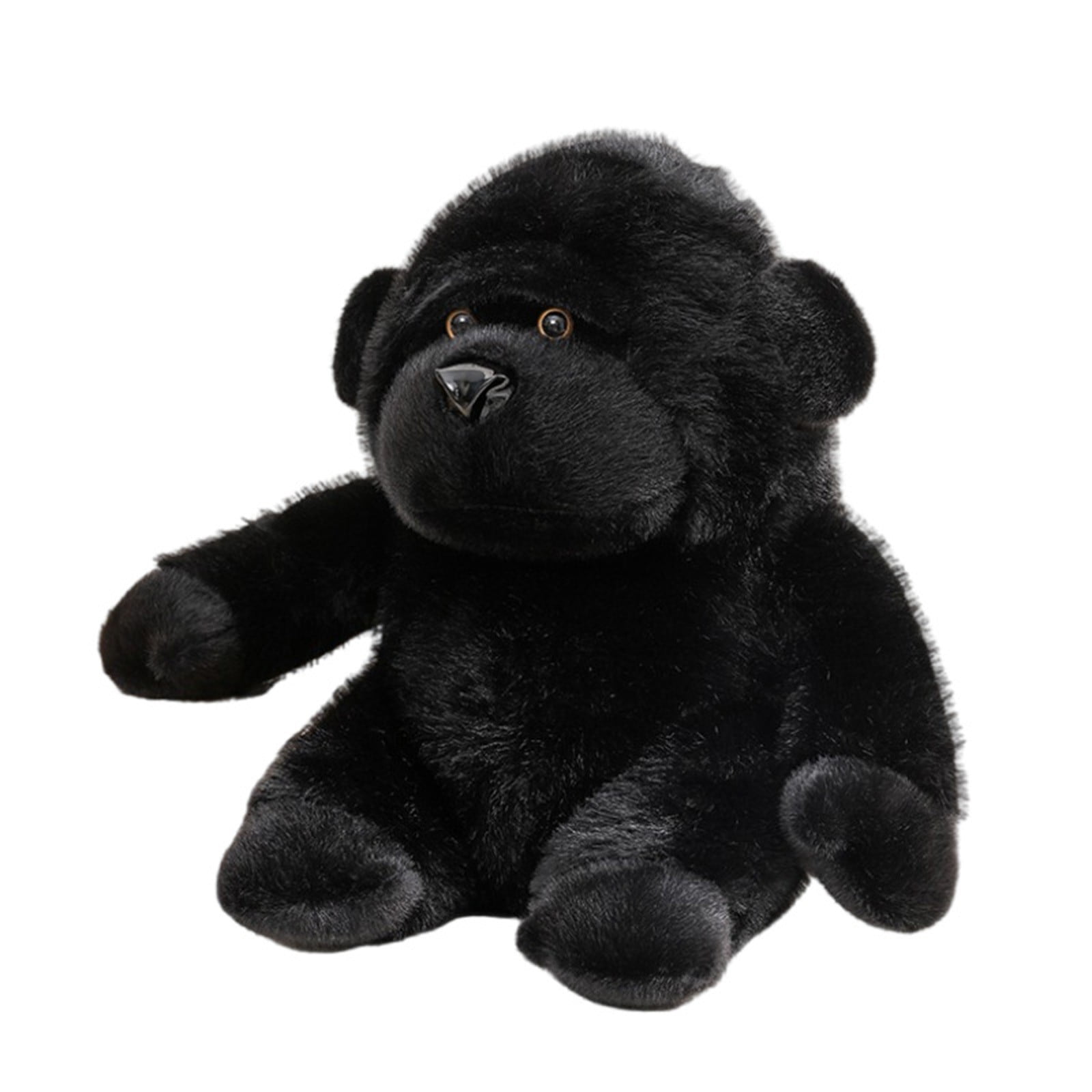 Cute Plushies, Realistic Stuffed Animals Toy Black Gorilla Plush ...